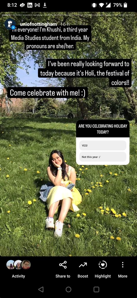 Holicelebrations Universityofnottingham Instagramtakeover Khushi