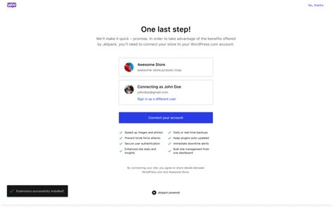 WooCommerce Setup WooCommerce