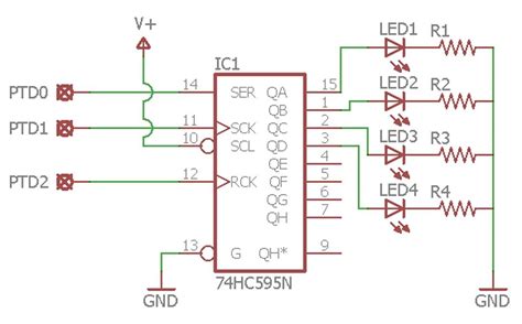 solved please write a c program for this using 74hc595