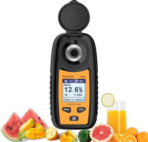 Aicevoos Brix Meter Digital Brix Refractometer Automatic Temperature Compensation Brix
