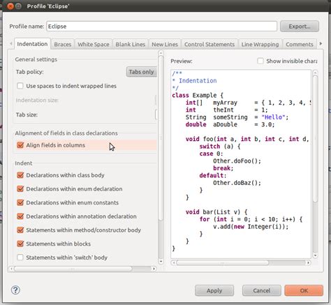 How To Tell Eclipse Java Formatter Ctrl Shift F To Stop Delete