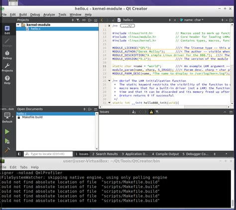 Makefile Qtcreator Working Directory For A Custom Project Stack Overflow