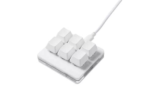 Teclado MecÁnico Programable De 6 Teclas Teclado Macro Interruptor De Eje Rojo Usb HÁgalo Usted