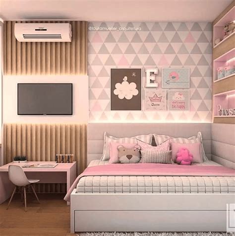 Дизайн прямоугольной комнаты для девочки подростка 96 фото