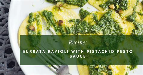 Burrata Ravioli With Pistachio Sauce And Rich Cream Titaitalia Tita