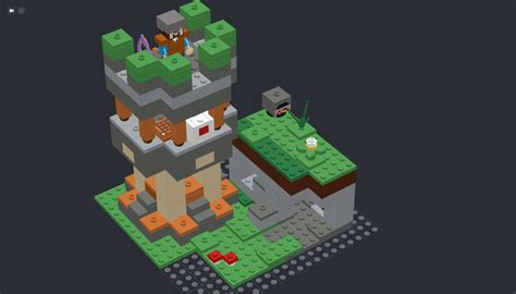 Lego Moc The Archer Tower By Consideranapkin Rebrickable Build With