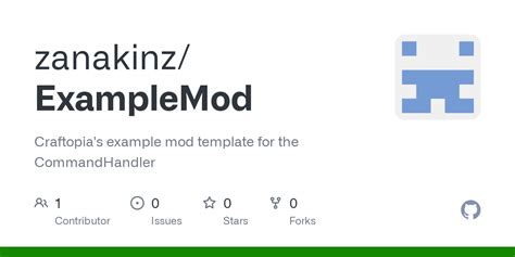 Github Zanakinz Examplemod Craftopia S Example Mod Template For The Commandhandler
