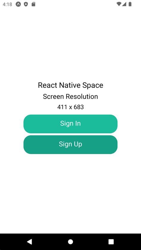 Responsive Design In React Navigation React Native Space