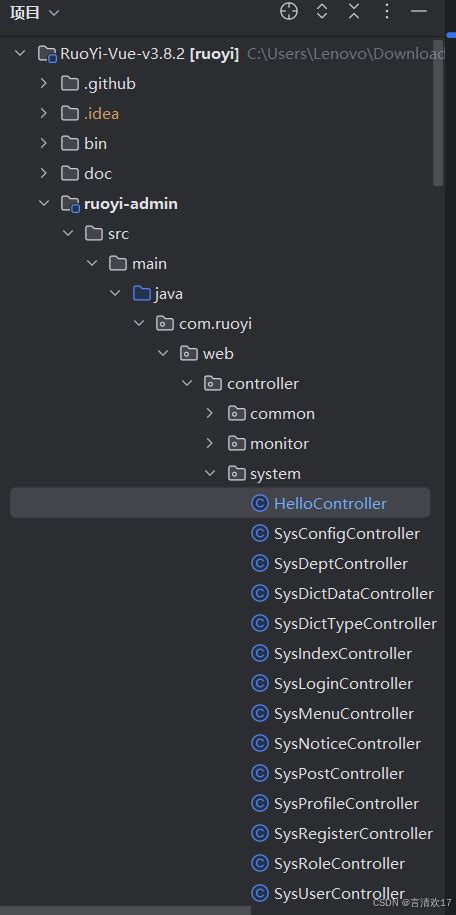 Ruoyi后端 实现简单表格的curd功能java Ruoyi 一键curd Csdn博客