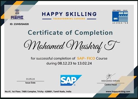 Mohamed Mushraf On Linkedin Sapfico Functionalmodule Ficomodule