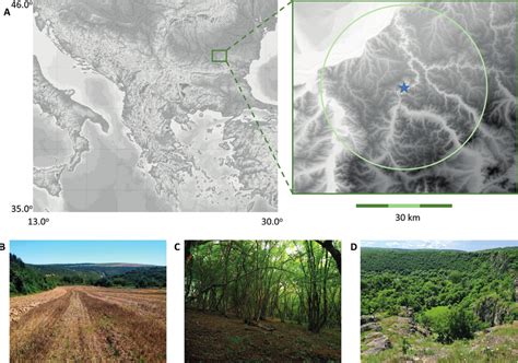 Geographic Coverage Sampling Area And Typical Hunting Habitats A