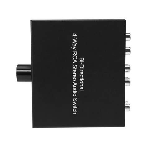 Way Stereo L R Sound Channel Bi Directional Audio Switcher In Out In Out Audio