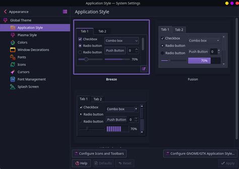 What Is The Difference Between Application Style And Gtk Theme