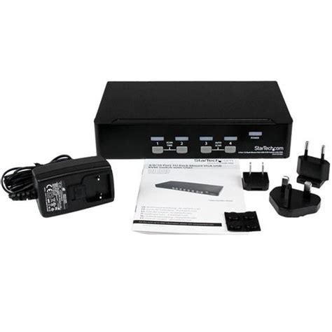 StarTech Port VGA USB KVM Switch With OSD U Rackmount SV DUSBU Mwave