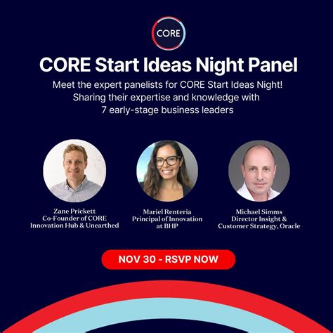 Core Innovation Hub On Linkedin Core Start Ideas Night Is Back Just 2