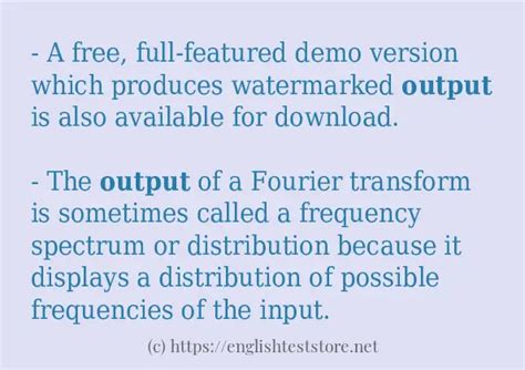 output in sentences englishteststore blog
