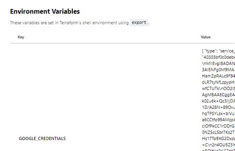 Terraform How To Store Gcp Service Account Json In A Terrafrom