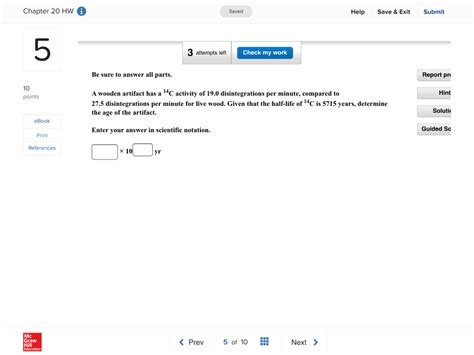 Solved Chapter 20 Hw Saved Help Save And Exit Submit 3