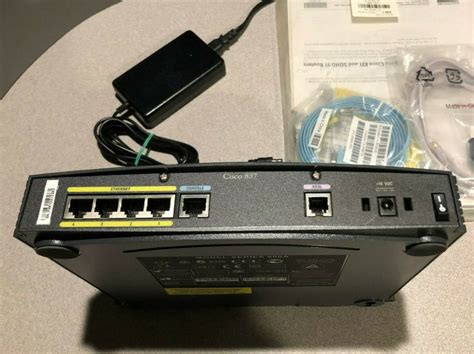Cisco 837 Adsl Router 4 Port 10 100 Ethernet Lan Switch 800 Series