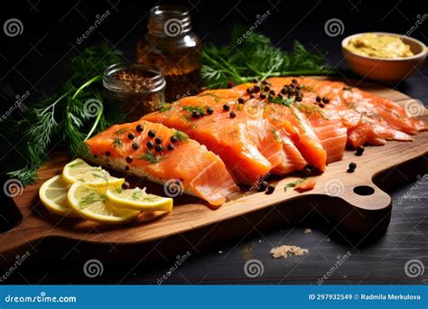 Swedish Gravlax Cured Salmon With Mustard Sauce