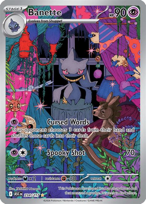 Banette Cards Dex For Tcg Collectors