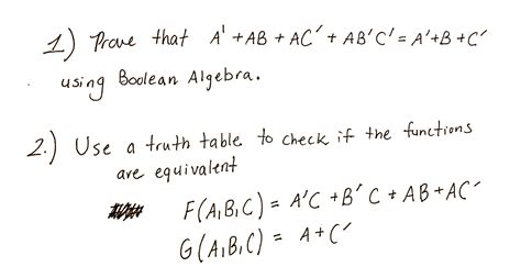 Solved Prove That A AB AC AB C A B C Using Chegg