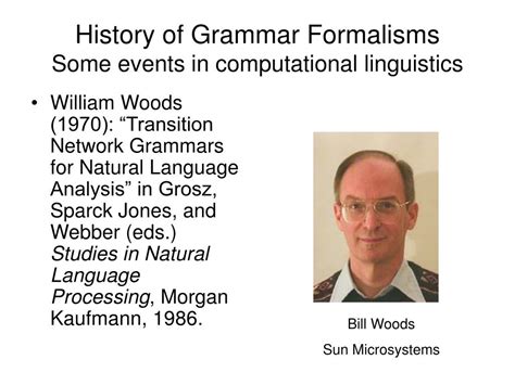 Ppt History Of Grammar Formalisms Powerpoint Presentation Free Download Id339068