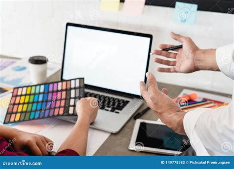 Team Job Businessmans Crew Creative Working With New Startup Project Planning Next Steps Of Work