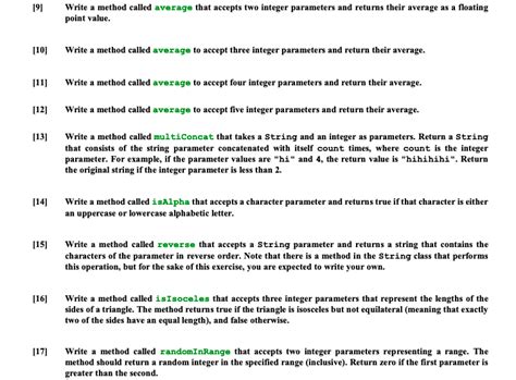 Solved Lab Writing Java Static Methods Points Chegg