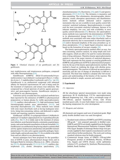 Solution Kinetic Spectrophotometric Method For The Determination Of Some Fourth Generation