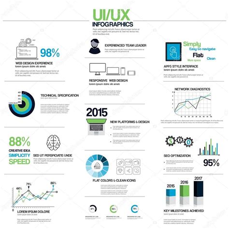 UX Infographics Elements Stock Vector Image By Darkovujic 53484509