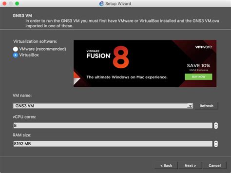 GNS3 Update Could Not Find A VM Named GNS3 VM PeteNetLive