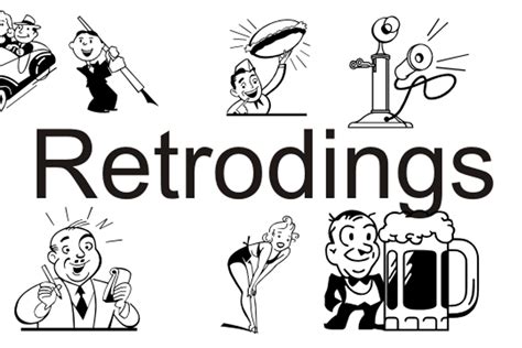 retrodings font intellecta design fontspace