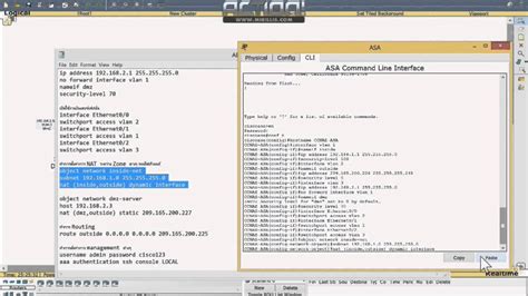 Configuring Asa Basic Setting And Firewall Youtube