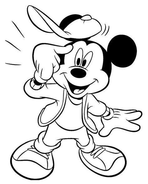 Mickey Mouse Clipart Black And White In Black White 79 Cliparts