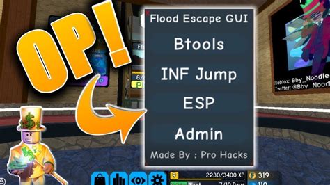 New Roblox Hack Script Flood Escape 2 Inf Jumpbtools And More