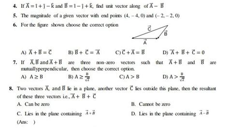 If A K And B K Find Unit Vector Along Of AB The Magni