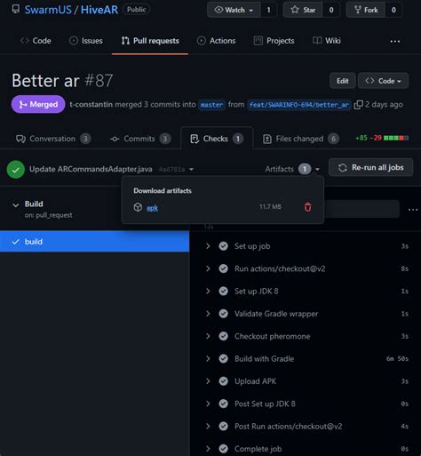Github Swarmus Hivear Contains The Android Application Project Where It Is Possible To