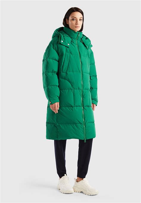 Пуховик United Colors of Benetton, цвет: зеленый, RTLADB355701 — купить ...