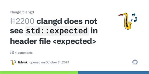 Clangd Does Not See `stdexpected` In Header File · Issue 2200