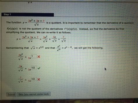 Solved The Function Y X X Squreroot X Is A Chegg Com