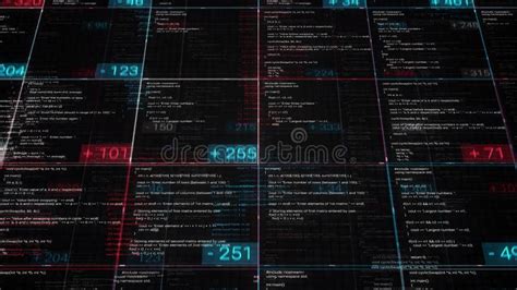 Hacking Activities On Computer Black Screen Animation Cybercrime