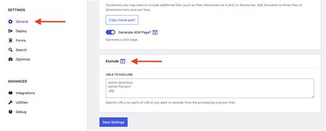 Exclude Pages And Files Simply Static Documentation