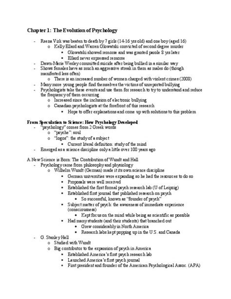 psyc 1010 textbook notes fall 2011 chapter 1 murder of reena virk