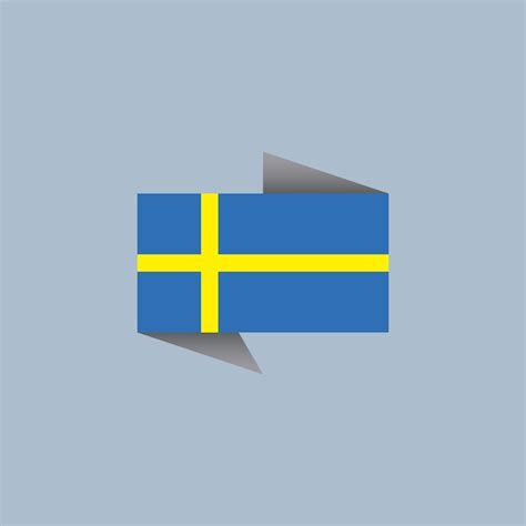 Premium Vector Illustration Of Sweden Flag Template