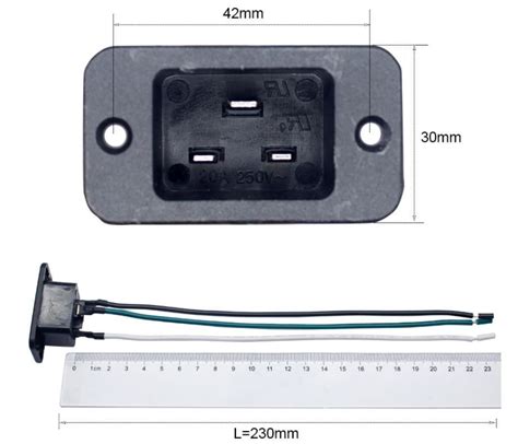 Screw Mounted Iec C20 Socket Male Female C19 Power Connector Socket Screw Mounted Iec C20 Socket Male Female C19 Power Connector Socket