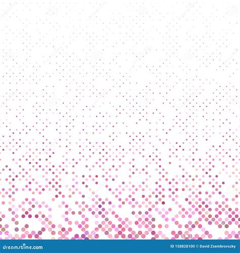 Pink Abstract Dot Pattern Background Vector Design Stock Vector