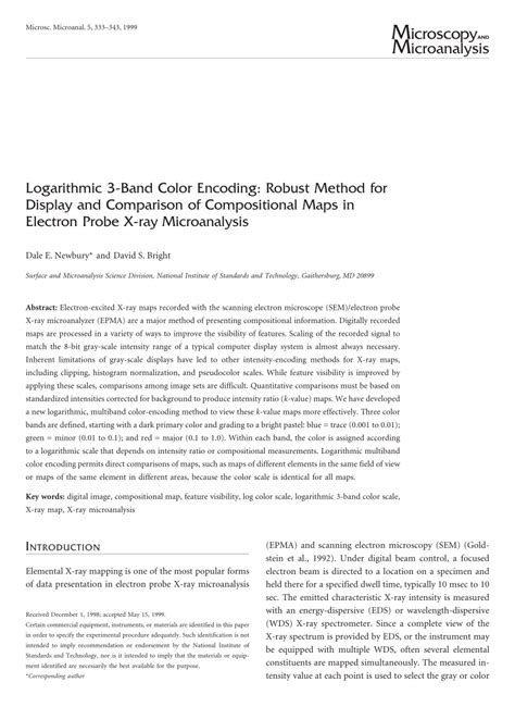 Pdf Logarithmic 3 Band Color Encoding Robust Method For Display And