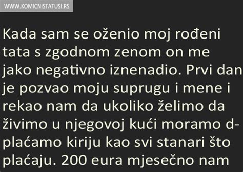 Ispovest Kada Sam Se O Enio Moj Ro Eni Tata S Zgodnom Zenom On Me Jako Negativno