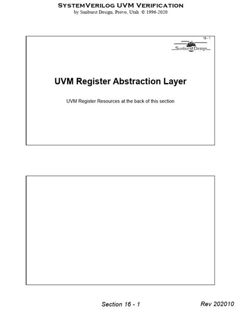 Uvm Registers Pdf Computing Computer Science